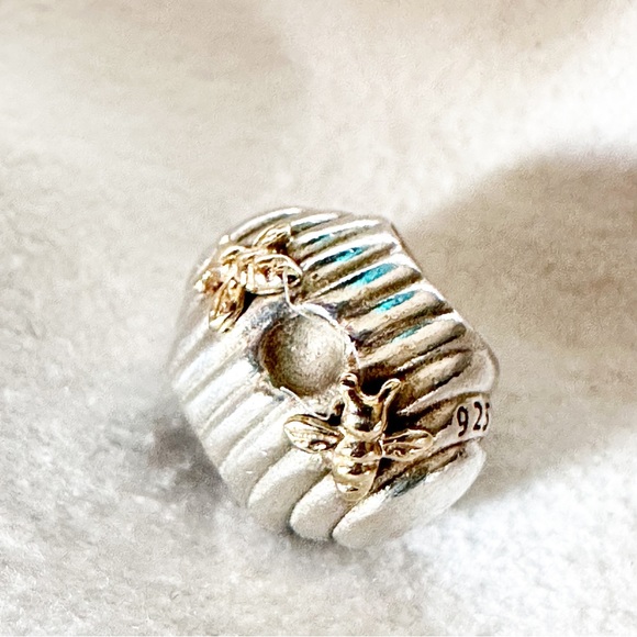 Pandora | Jewelry | Pandora Retired Authentic Rare Two Tone Bee Hive ...